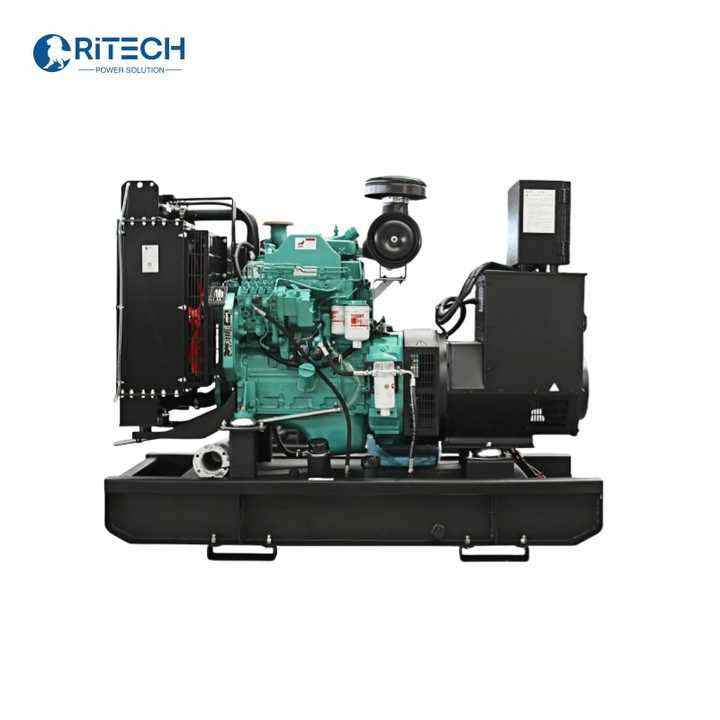 Ritech 40kw 50kva Silent Type Soundproof 3 Phase Industrial Diesel ...