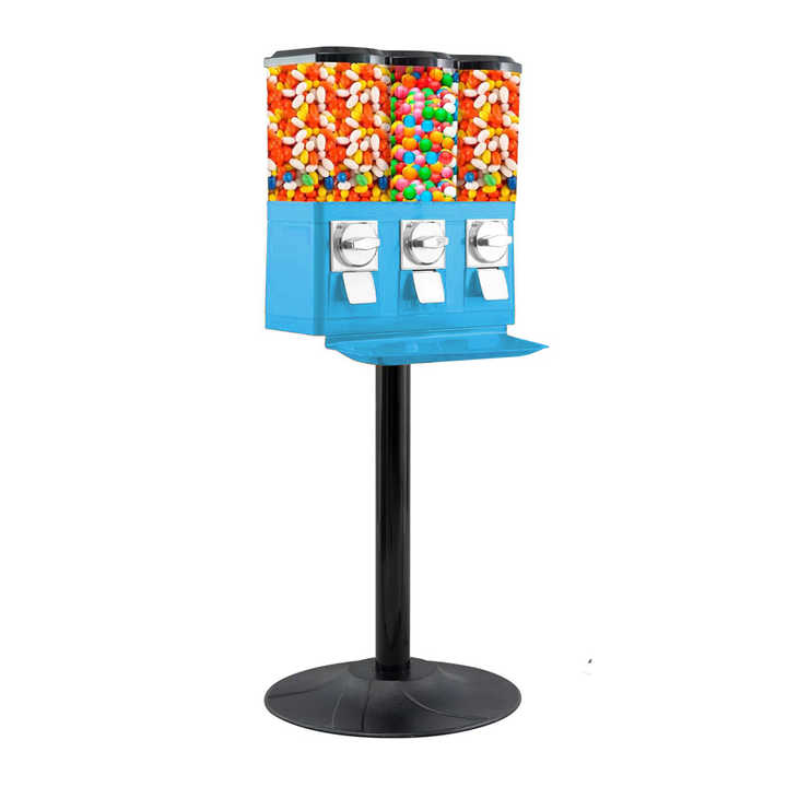 Zeno Gum Machine - Triple Head Gumbal Candy Vending