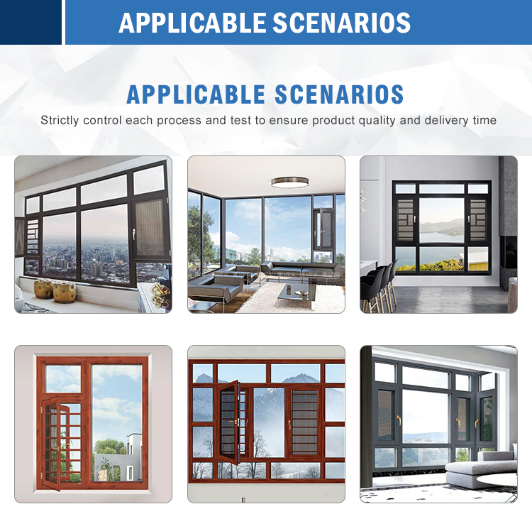 Aluminum profiles windows frames