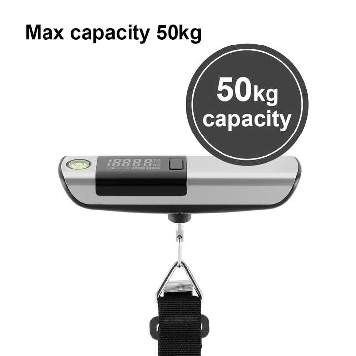 Tare Function Travel Balance Data Lock Portable Luggage Scale with Belt ...
