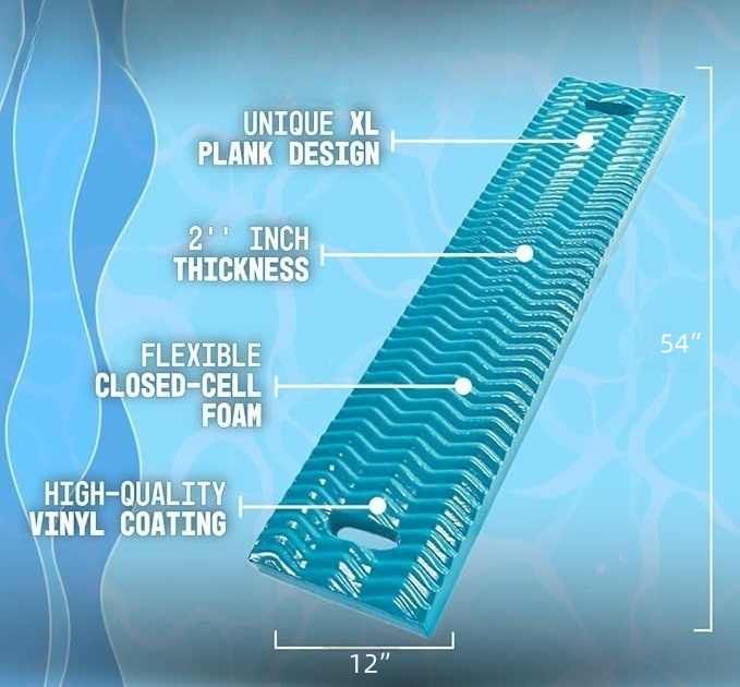 Manufacture NBR PVC Vinyl Coated Foam Floating Pad for Water Sports and ...