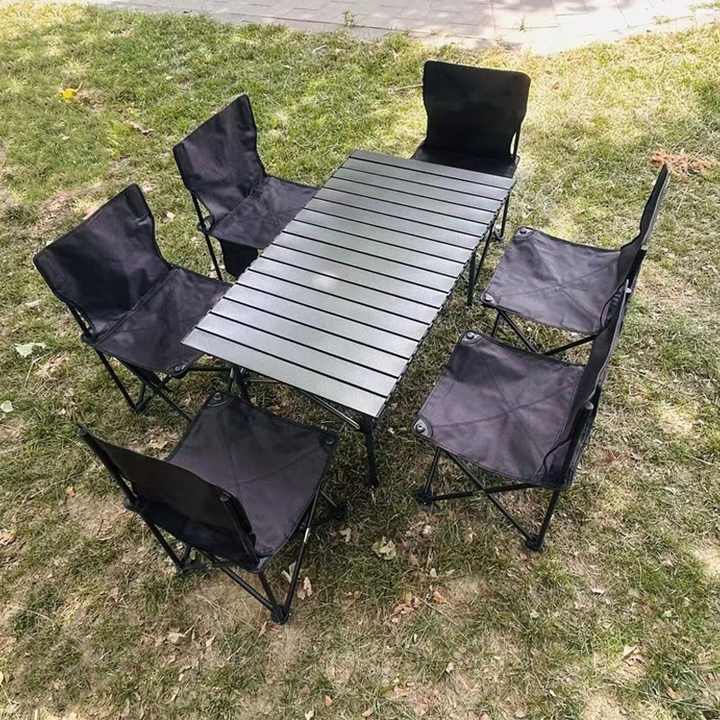 Portable Folding Outdoor Dining Table & Chairs Set - Oem