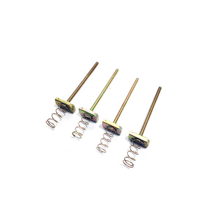 C Channel Stud Nut With Long Spring T Nut Yzp - Buy Strut Nut Channel ...