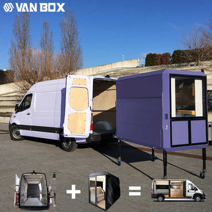 Modular Travel Trailer Home - Customizable Campervan Kit