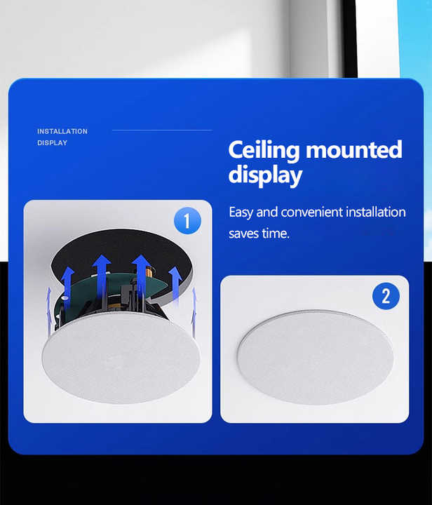 2025 Ceiling Speaker Factory Hot Sale Cinema Smart Home Speaker White ...