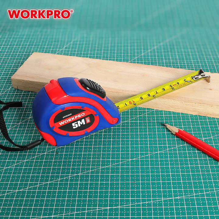 WORKPRO 5M(16FT)X19MM Self-Lock Tape Measure Equipped With Belt Clip ...