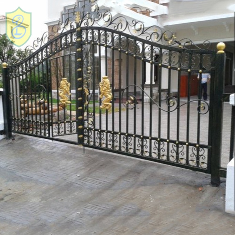 Simple Grill Design Boundary Wall - Modern Metal Fencing