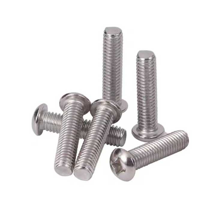 DIN7985 Stainless Steel Cross Recessed Pan Head Bolt DIN 7985 Cross Recessed Raised Cheese Head ...