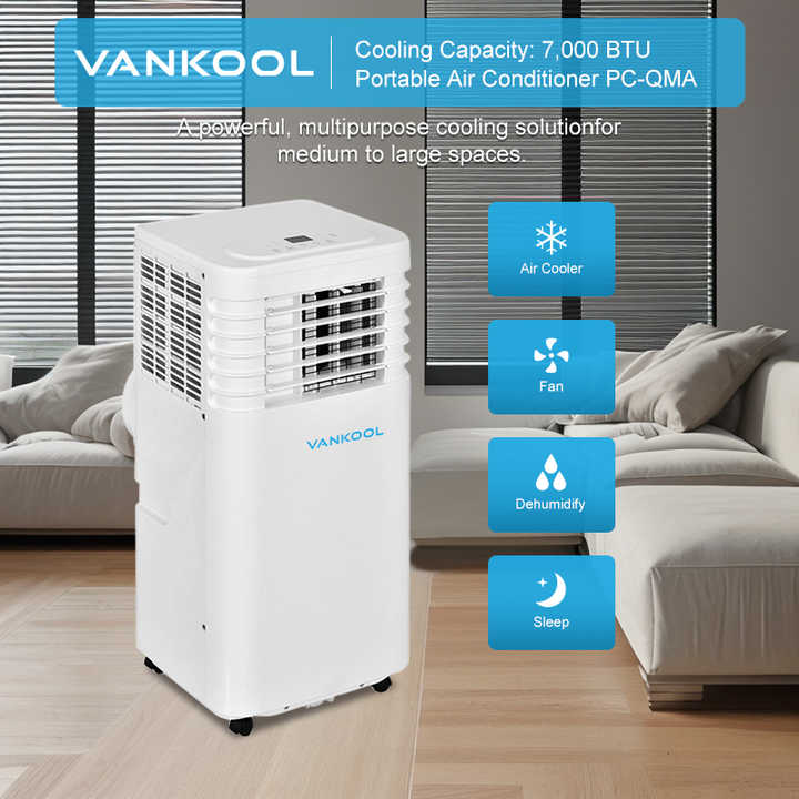 7000btu 3 In1 Home Electric Compressor Standing air Conditioner Potable ...