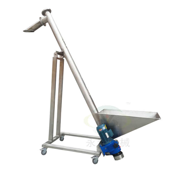 Electric Stainless Steel Vertical Screw Conveyor for Corn, Wheat, Rice ...