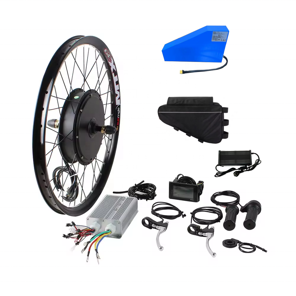 72V 5000W Electric Bike Conversion Kit 29'' Wheel Brushless Hub Motor ...