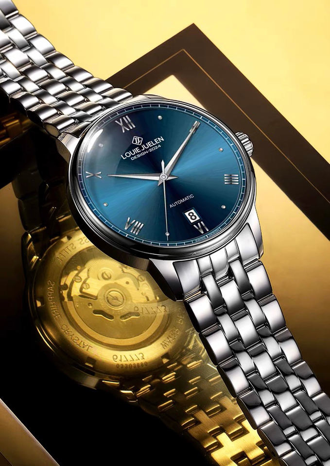 Louie Juelen Business Casual Fully Automatic Mechanical Watch Luxury ...