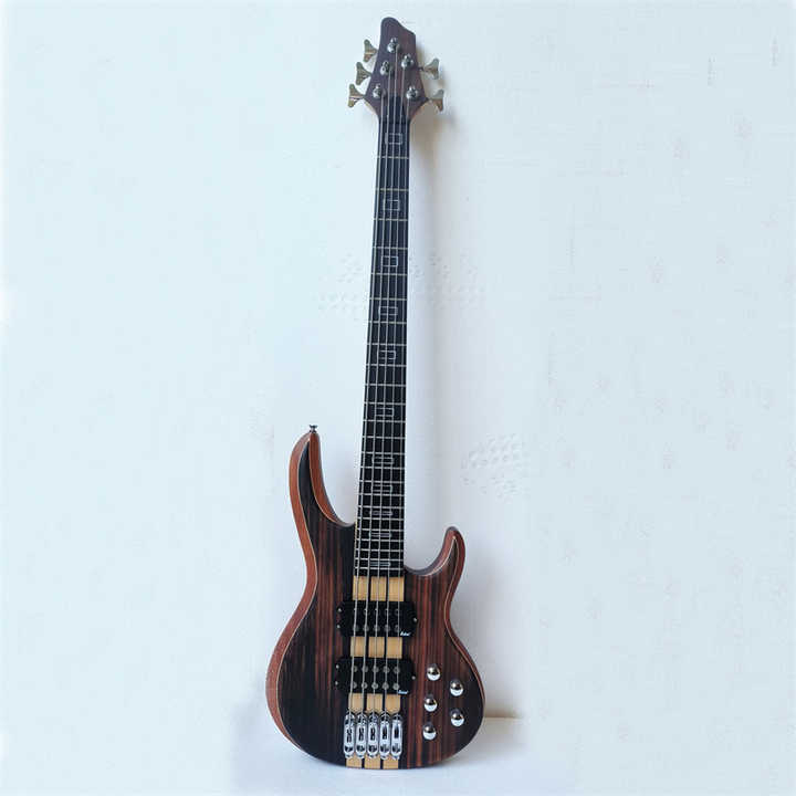 5 String Electric Bass Guitar - High Quality & Active Pickup