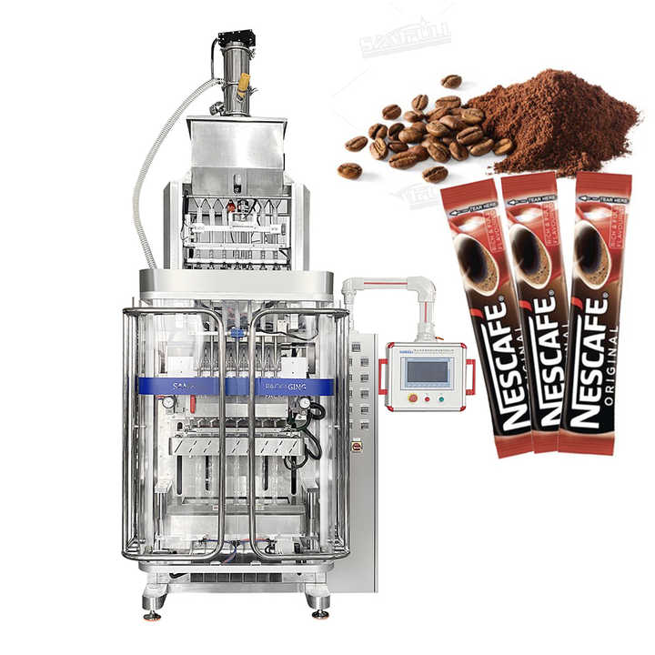 Automatic Vffs Sachet Instant 3 in 1 Coffee Packing Machine