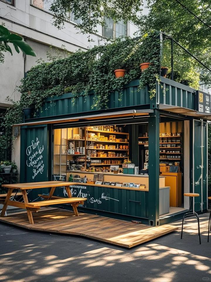 20ft 40ft Container Restaurant Luxury Container Cafe Booth Shipping ...