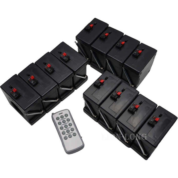 12-Channel Remote Control Cold Firework Fountains Pyro Fountain Plastic ...