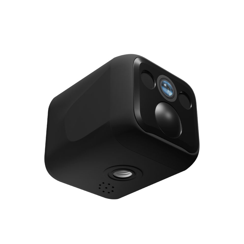 1080P Mini Camera with Human Detection, 1400mAh Battery Local Storage ...