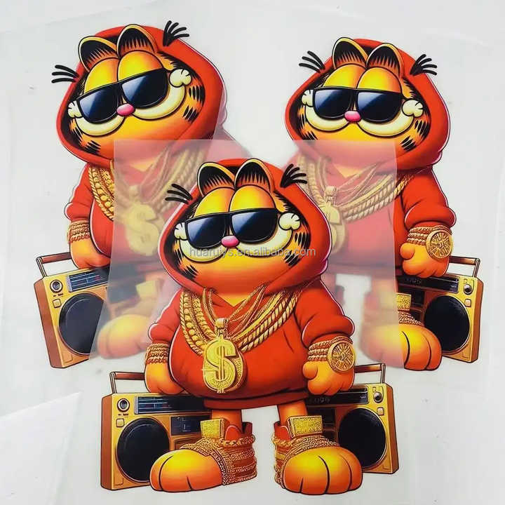 High Quality Cartoon Series Dtf Designs Heat Transfers for Tshirts ...