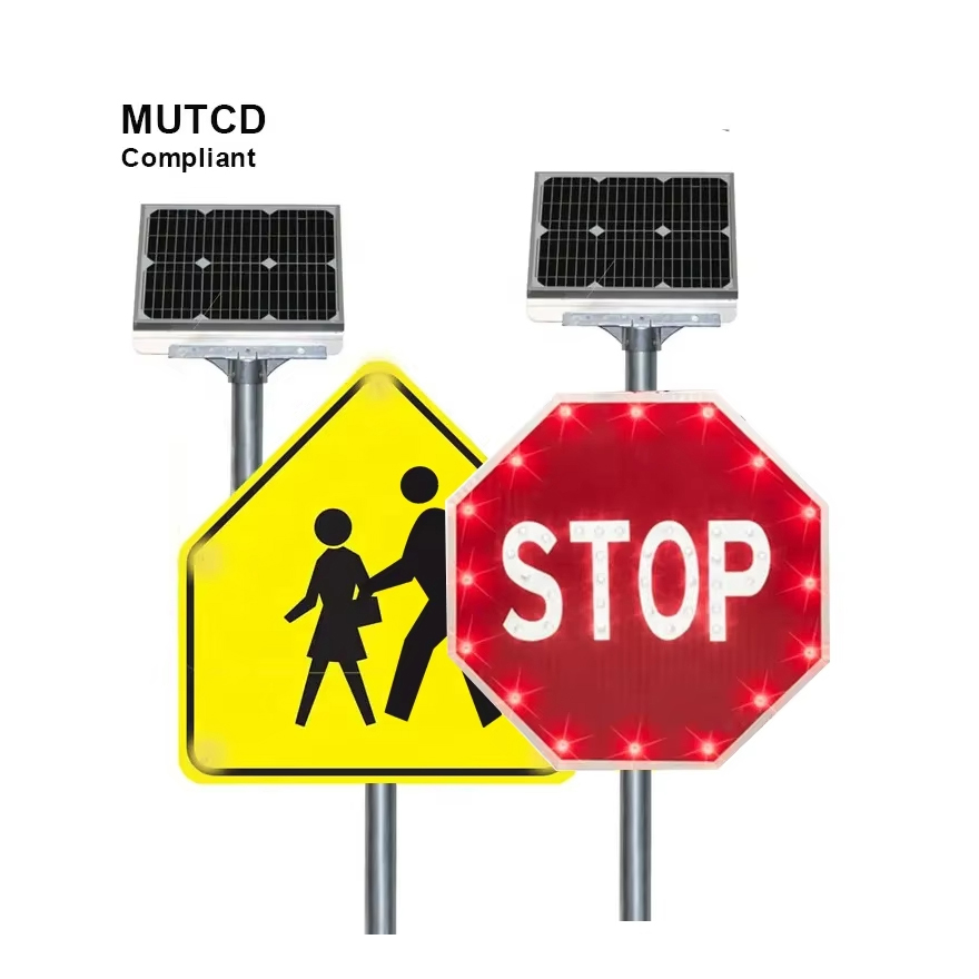 Solar Powered Stop Signs