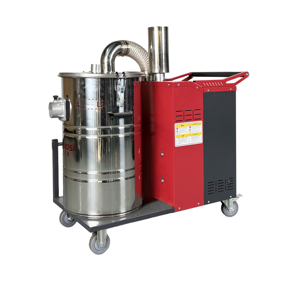 Shiwosi X5 Industrial Vacuum Cleaner - 80L Hopper for Factory Use