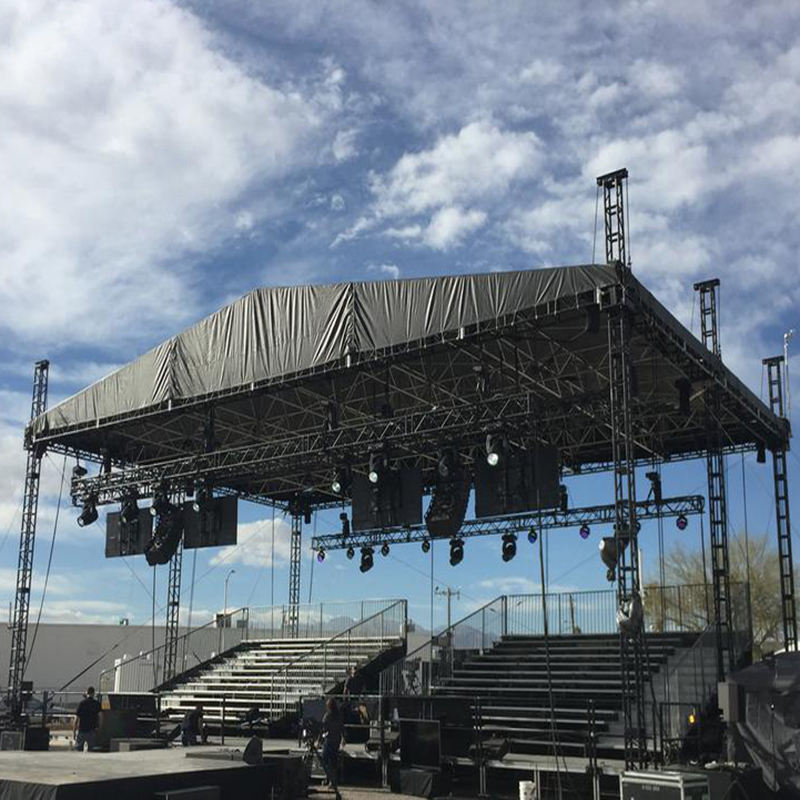 24 Foot Aluminum Stage Trussing Design System Stand Structure for Led ...
