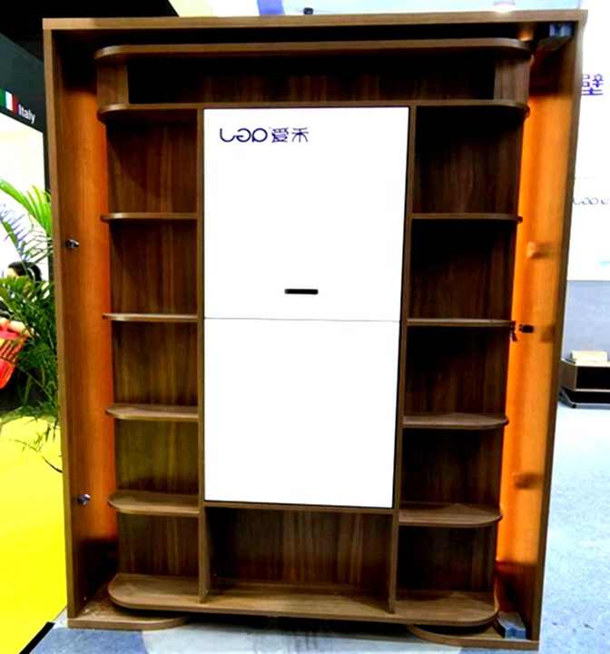 Rotating Wall Bed with Mounting Table - Smart & Stylish