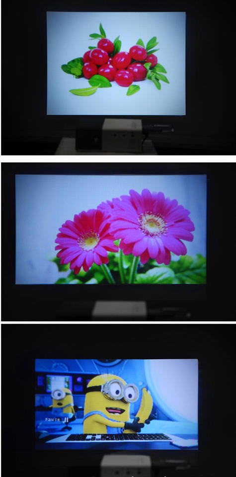 YG300 Mini Portable Home Theater Projector Yellow White Dual Color LED ...