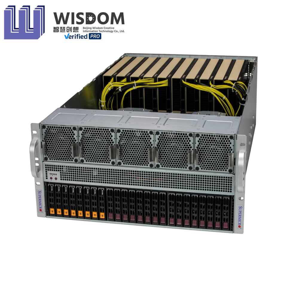 Original Gpu Super Data Center SYS-521GE-TNRT Dual Socket 5U Rackmount ...
