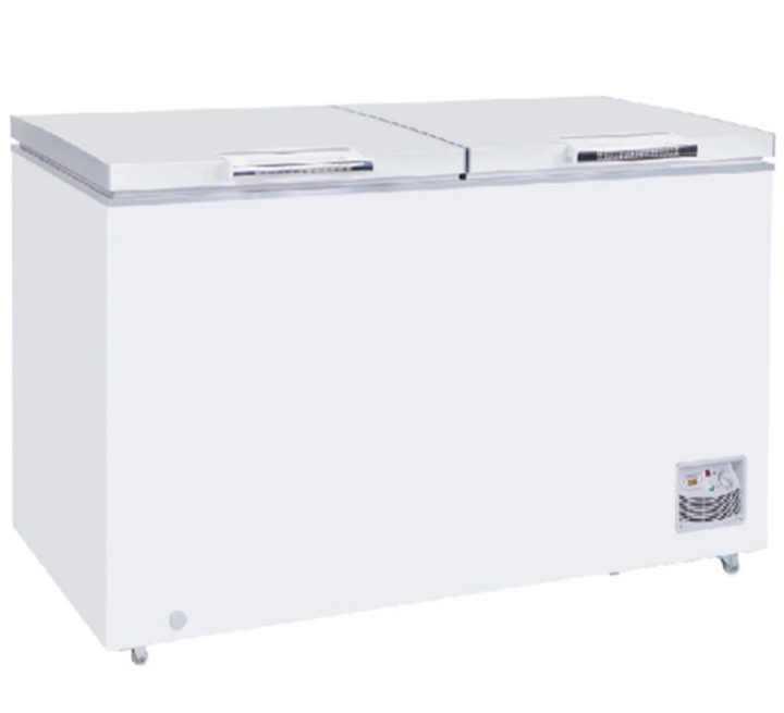 Horizontal Deep Chest Freezer Transparent Sliding Glass Door Freezer ...