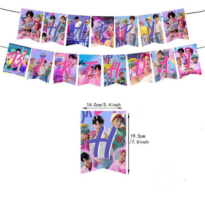 Kpop Demon Hunters Birthday Party Decoration Saja Boys Cutlery Plate ...