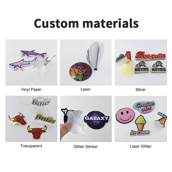 Custom Laser Removable Cartoon Stickers Reusable Cartoon Stickers ...