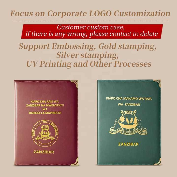 Diploma Cover A4 Certificate Holder PU - Custom Leather Folder