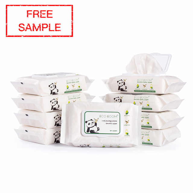 ECO BOOM Baby Wipes Procurement Sensitive Wet Tissue Bamboo Paper Water ...