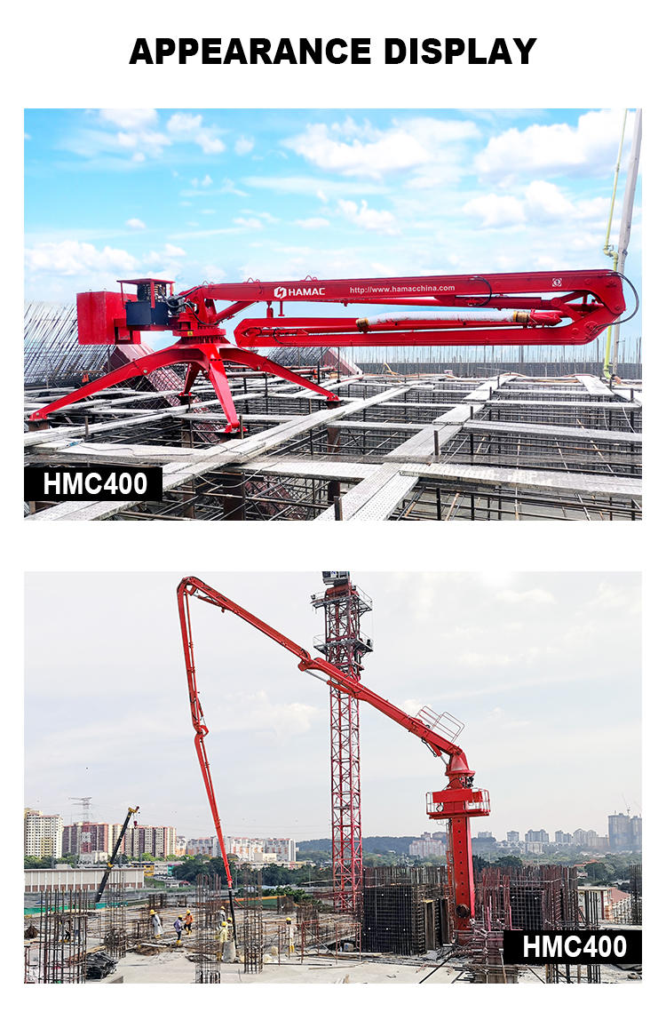Static hydraulic fixed spider boom concrete release boom boom concrete ...
