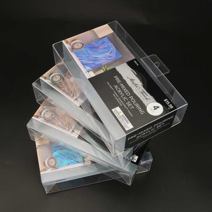 Color PET RPET Acetate Box - Clear Vinyl Display Packaging