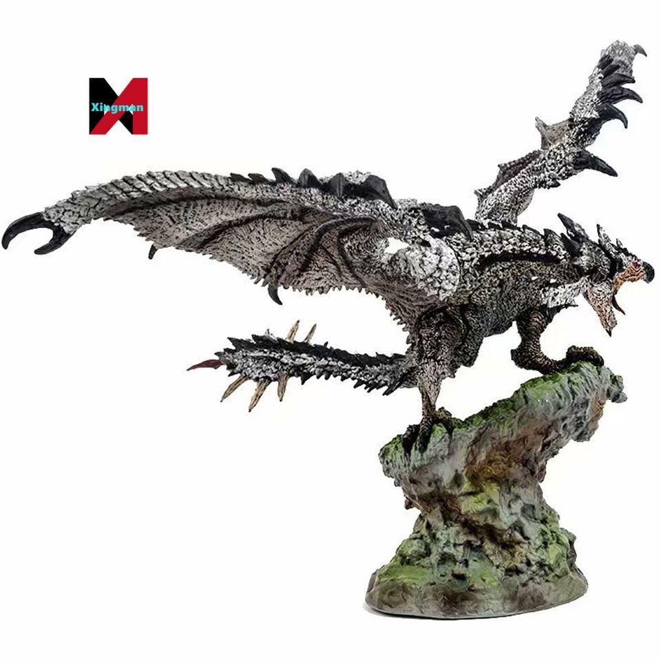 Collectible Monster Hunter Action Figure - Silver Azure Rathalos
