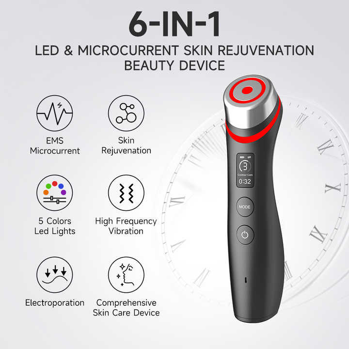 6 in 1 LAMOREVIA Red Light Device - Boost Skin Care Absorption