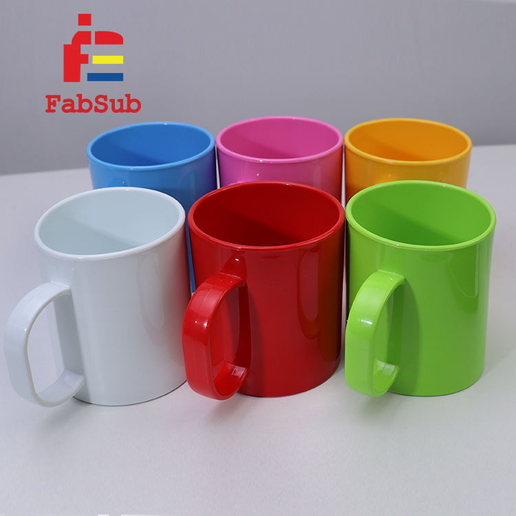 11oz Full Color Polymer Mug Coffee Tea Milk Cup Custom Printing Polymer ...