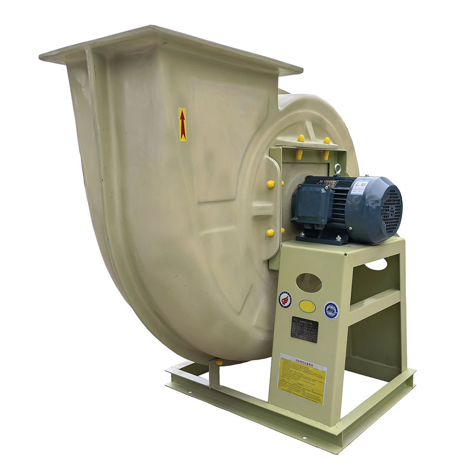 High Temperature Centrifugal Fan Fiberglass Anti Corrosion Industrial ...