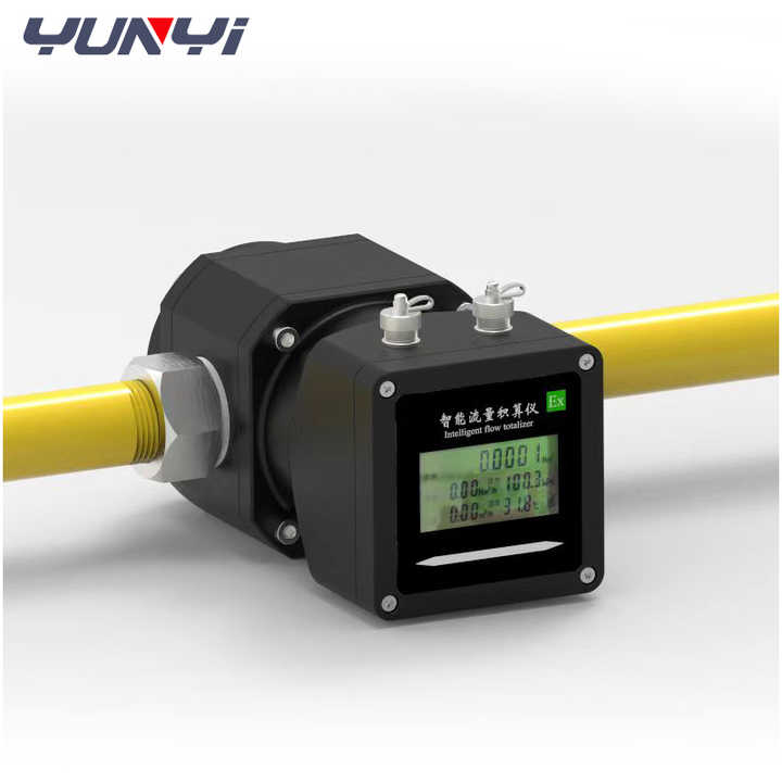 Yunyi Smart Intelligent Digital Industry Smart Natural Lpg Gas Flow Meter Turbine Pipeline Roots ...