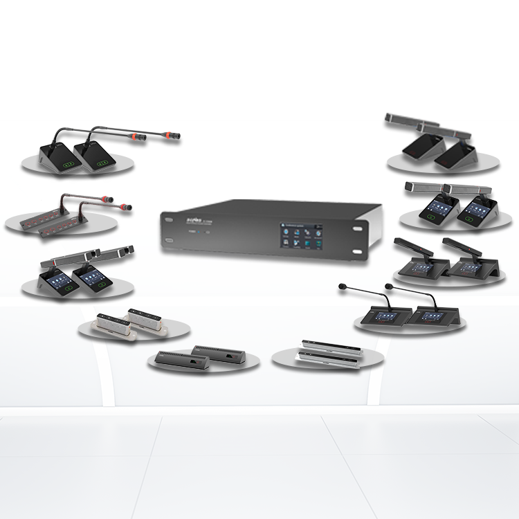 Wireless 360 Degree Televic Video Conference System with Camera ...