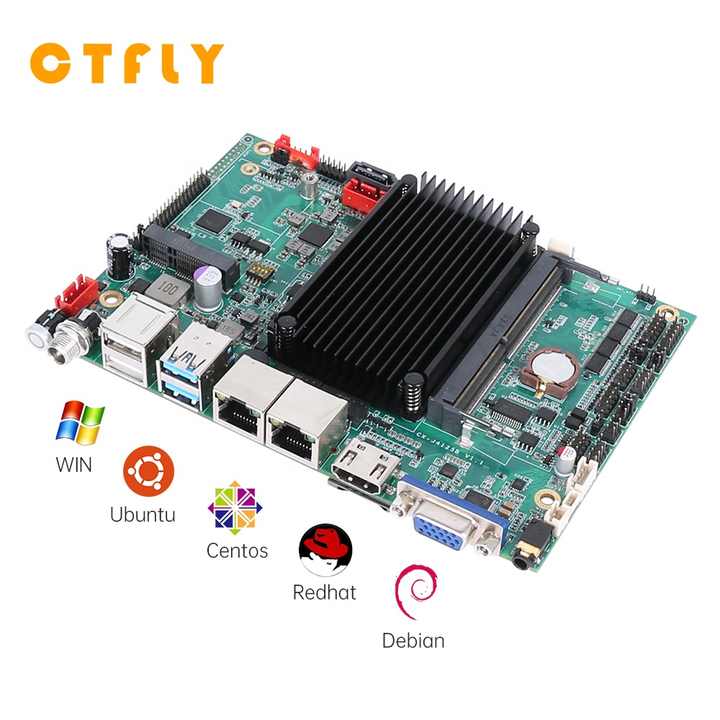 Intel J4125 Gemini Lake Motherboard 2 Lan Hdmi Rs485 Mini Itx Industrial Embedded 3-year ...