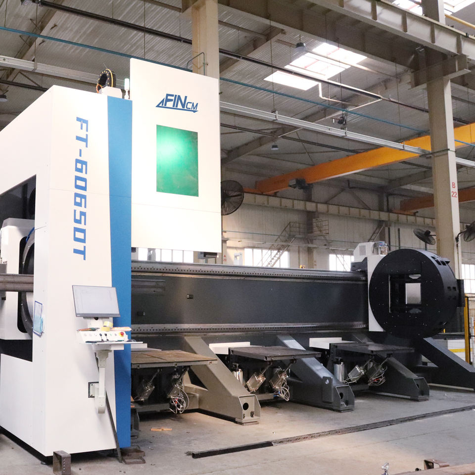 FINCM 6000W 12000W 12KW High Power Heavy Duty Bevel Metal Pipe CNC ...