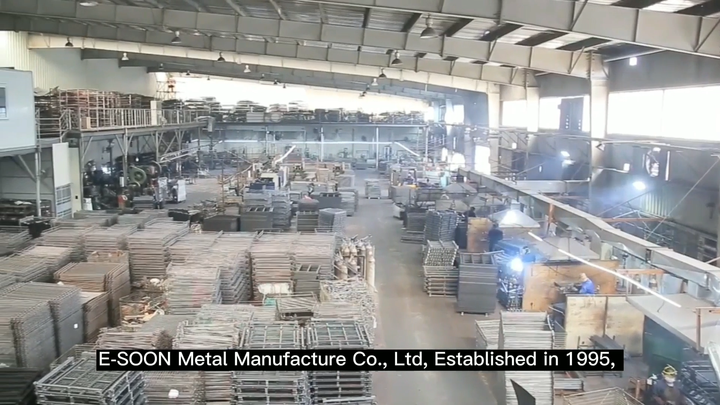 Galvanized Logistics Heavy Duty Warehouse Metal Euro Pallet Stacking ...