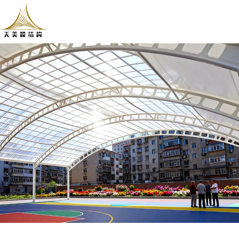 PVDF Fabric Stadium Canopy Roof Membrane Structures Tent