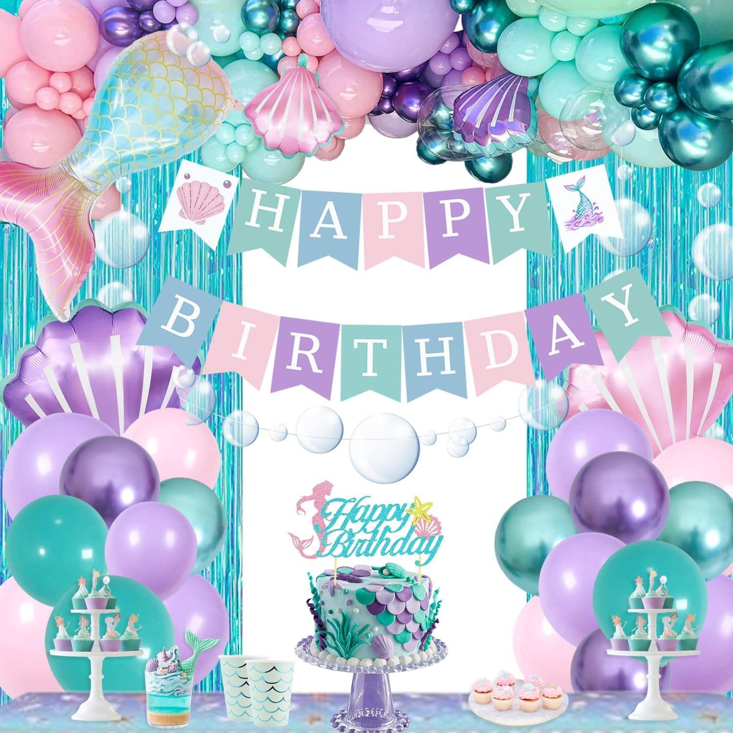 Wholesale & Custom ariel the little mermaid party supplies from Global ...