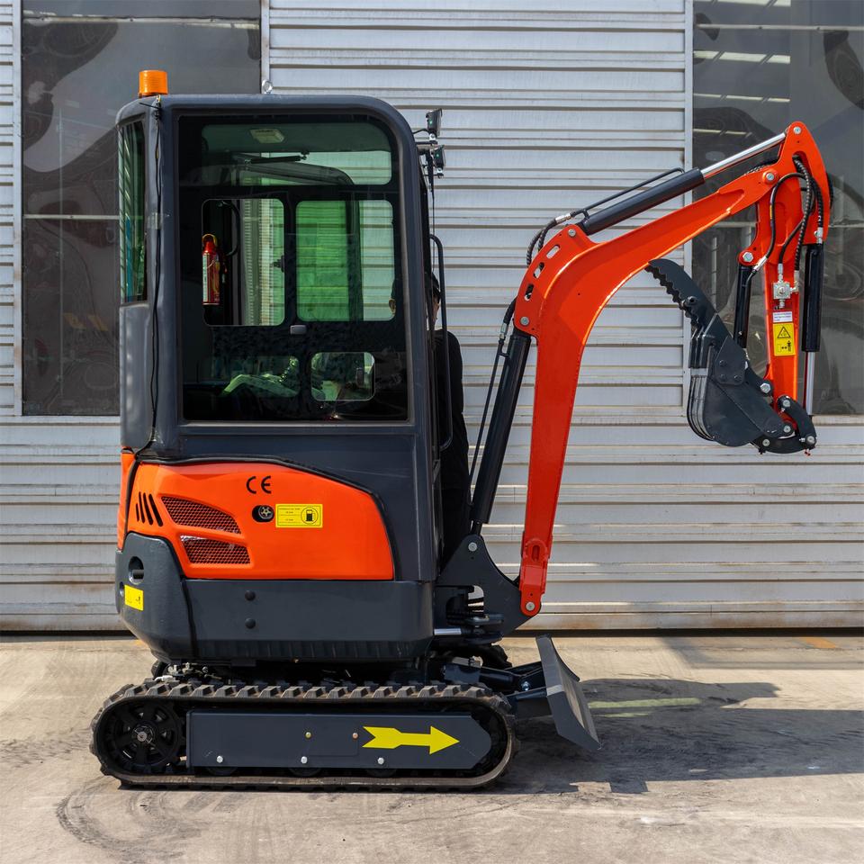 Mini Excavators 1.6 Ton 1.8 Ton 2Ton Digger Cab EPA EURO 5 Standard ...