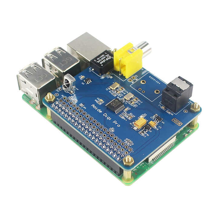 Raspberry Pi DAC Digital Sound Card HiFi Fever Expansion Board Coaxial ...