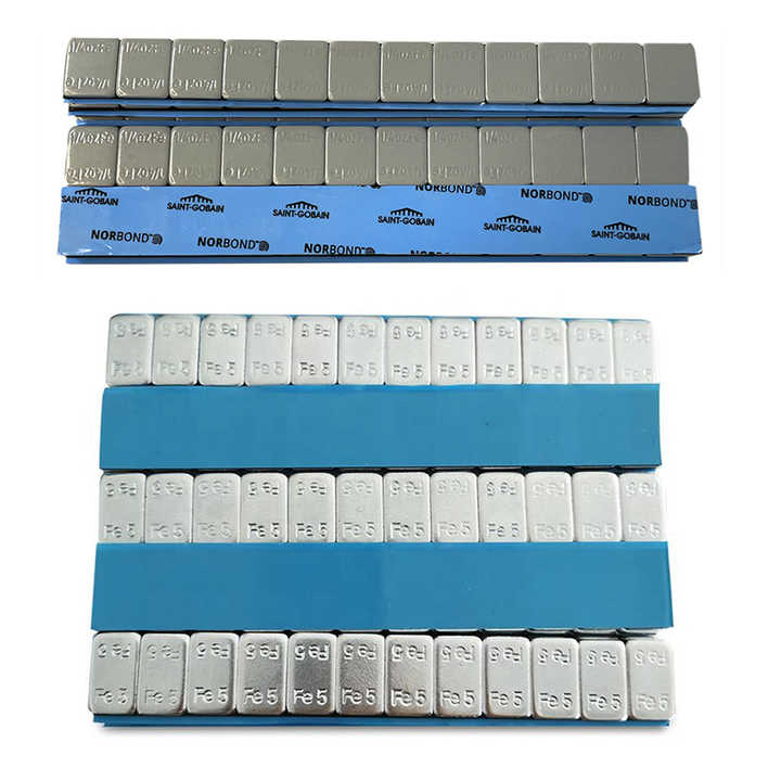 Customized Box Fe Stick on Wheel Weights 100 Pcs Balancing