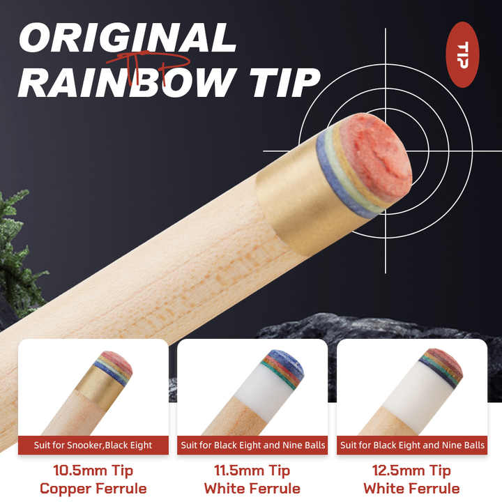 PREOAIDR XT9 Billiard Pool Cue Stick - Smooth Grip & Uni-Lock Joint